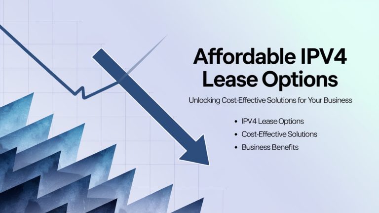 Affordable IPv4 Lease Options: Unlocking Cost-Effective Solutions for Your Business ...